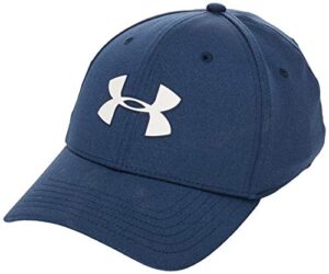 under armour men's armour twist stretch cap , academy blue (408)/white , small/medium