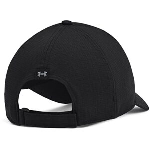 Under Armour Men's Armourvent Adjustable Hat , Black (001)/Pitch Gray , One Size Fits Most