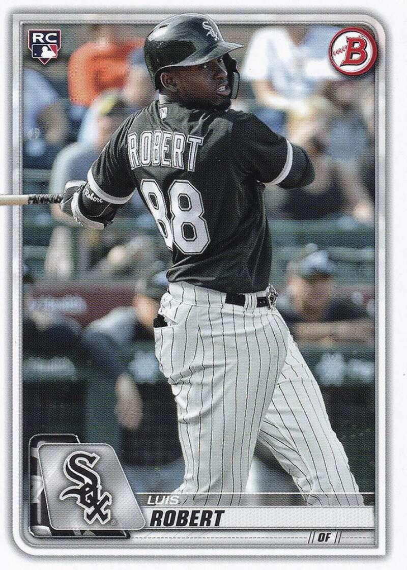 2020 Bowman #18 Luis Robert Chicago White Sox MLB Baseball Card (RC - Rookie Card) NM-MT