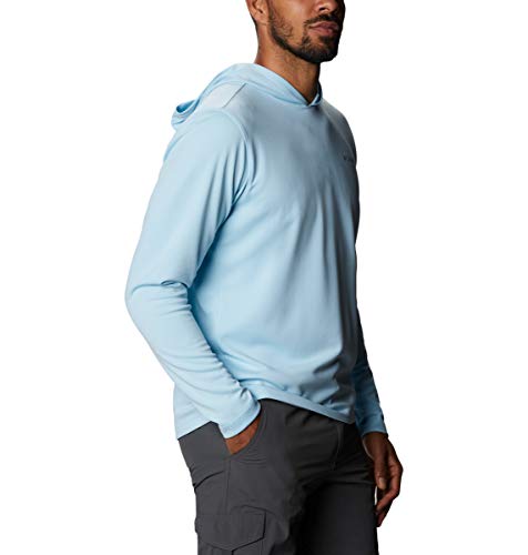 Columbia Men's Mist Trail Hoodie, Sky Blue, Medium