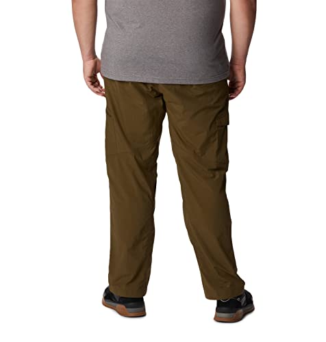 Columbia Men’s Silver Ridge Cargo Pants, Moisture Wicking, Sun Protection, New Olive, 30