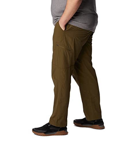 Columbia Men’s Silver Ridge Cargo Pants, Moisture Wicking, Sun Protection, New Olive, 30