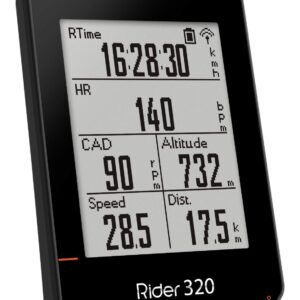 BRYTON Rider 320E GPS Cycle Computer, Black