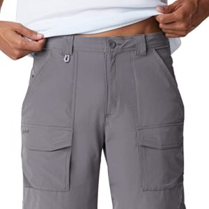 Columbia Men’s Permit III Shorts, Sun Protection, City Grey, Large