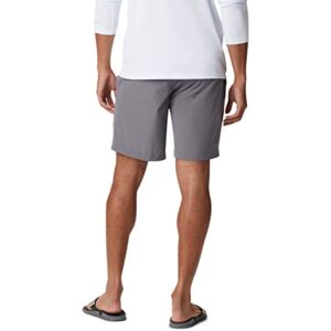 Columbia Men’s Permit III Shorts, Sun Protection, City Grey, Large