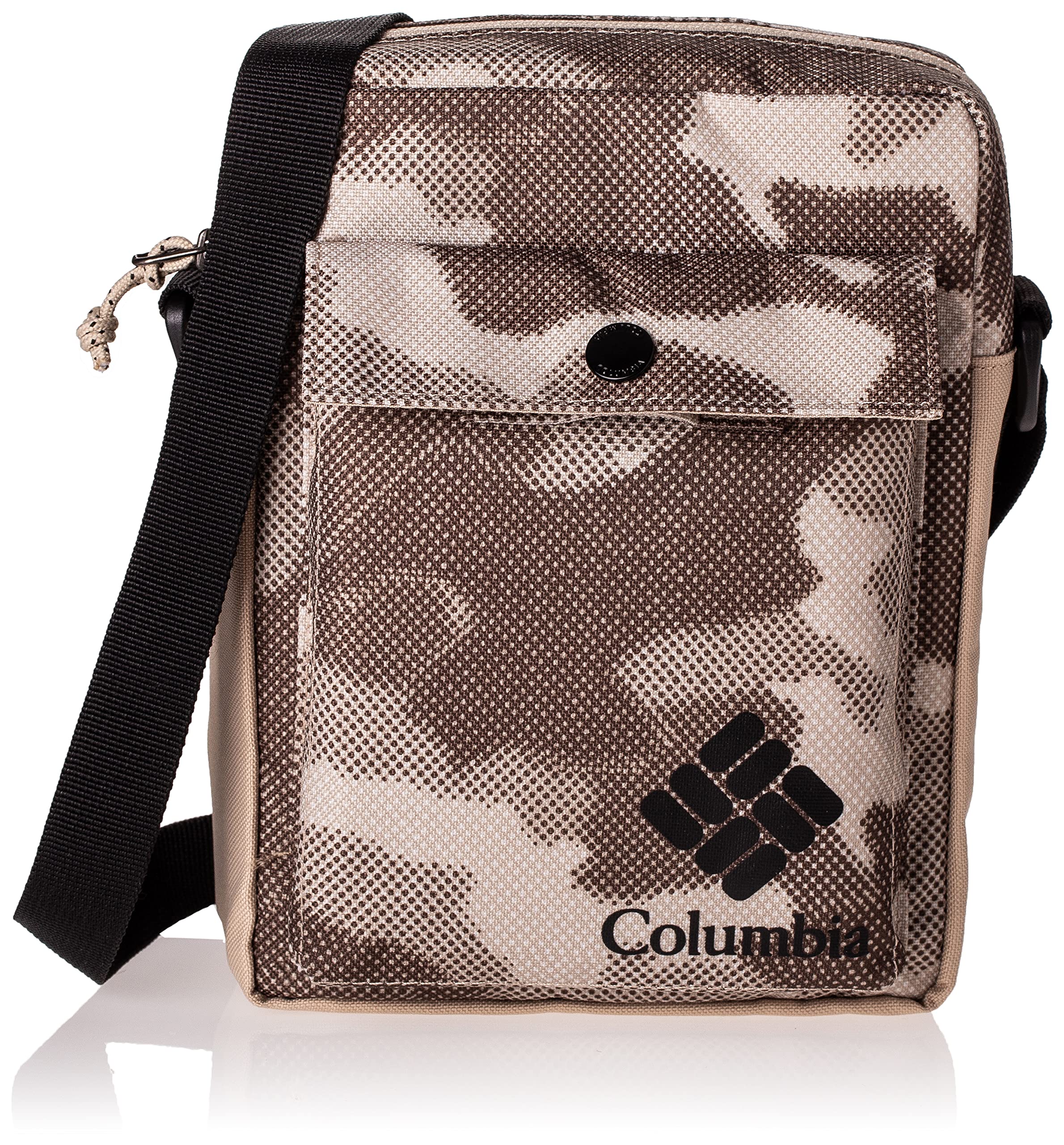 Columbia Unisex Zigzag Side Bag, Ancient Fossil Spotted Camo, One Size