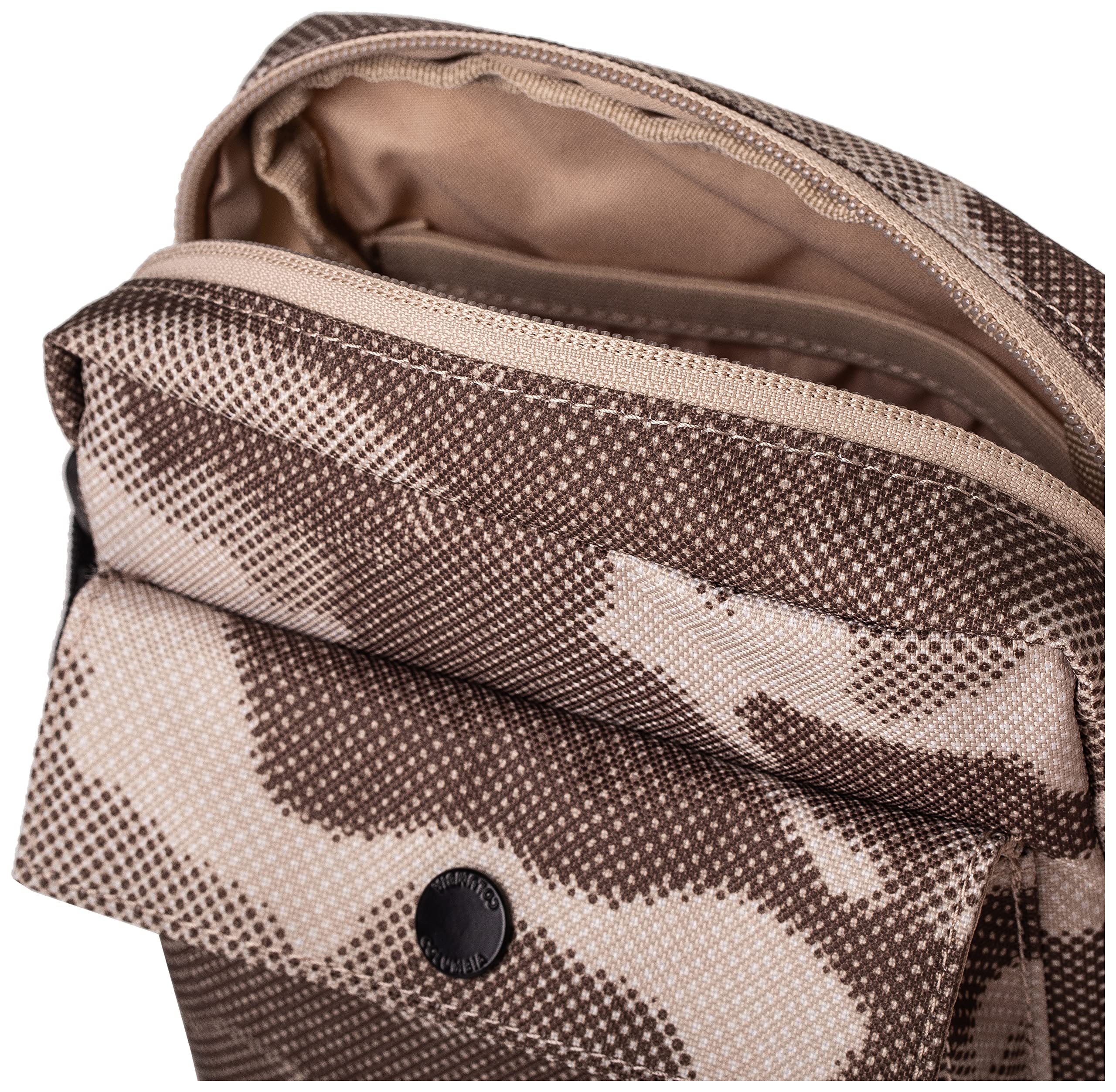 Columbia Unisex Zigzag Side Bag, Ancient Fossil Spotted Camo, One Size