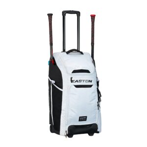 easton | catcher's wheeled bag | jen schro fastpitch edition | white