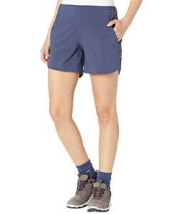 columbia women's pleasant creek stretch short, nocturnal, 2x/5" inseam