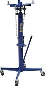 tce atr4053u torin hydraulic garage/shop telescoping transmission floor jack: 1/2 ton (1,000 lb) capacity, blue