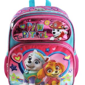 Paw Patrol 'Paw Print Hearts' Deluxe Toddler 12 Inch Backpack