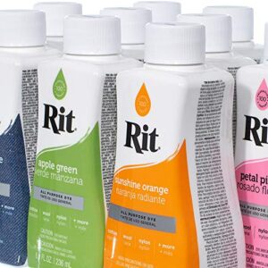 Rit Dye Liquid – Wide Selection of Colors – 8 Oz. (Sunshine Orange)