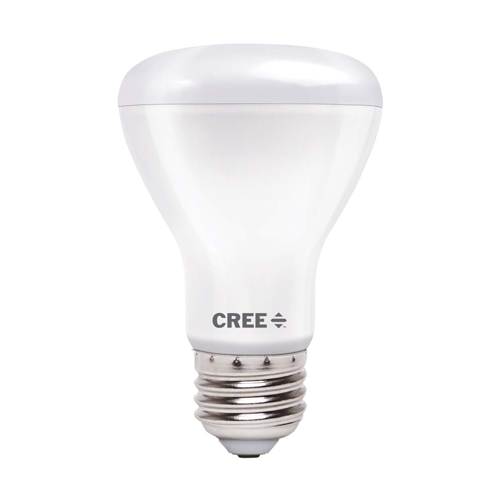 Cree Lighting R20 Indoor Flood 100W Equivalent LED Bulb, 1400 lumens, Dimmable, Daylight 5000K, 25,000 Hour Rated Life, 90+ CRI | 1-Pack, White