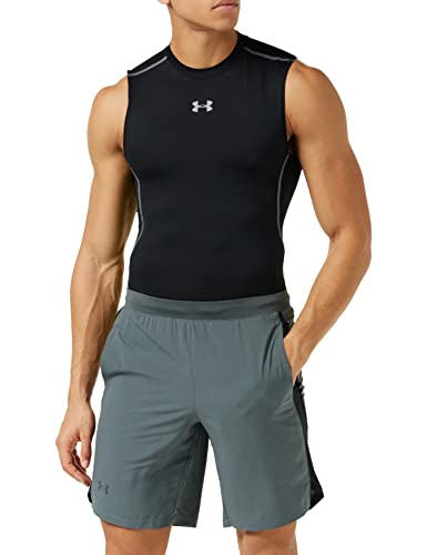 Under Armour Men's Launch Run 9-Inch Shorts , Pitch Gray (012)/Reflective , X-Large