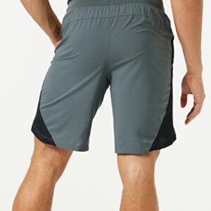 Under Armour Men's Launch Run 9-Inch Shorts , Pitch Gray (012)/Reflective , X-Large