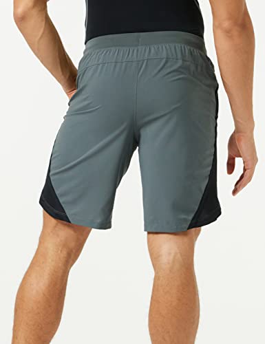 Under Armour Men's Launch Run 9-Inch Shorts , Pitch Gray (012)/Reflective , X-Large