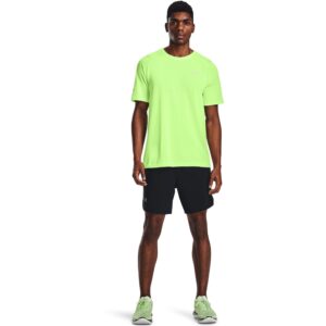 Under Armour Men's Launch Run 7-Inch 2-in-1 Shorts , Black (001)/Reflective , XX-Large