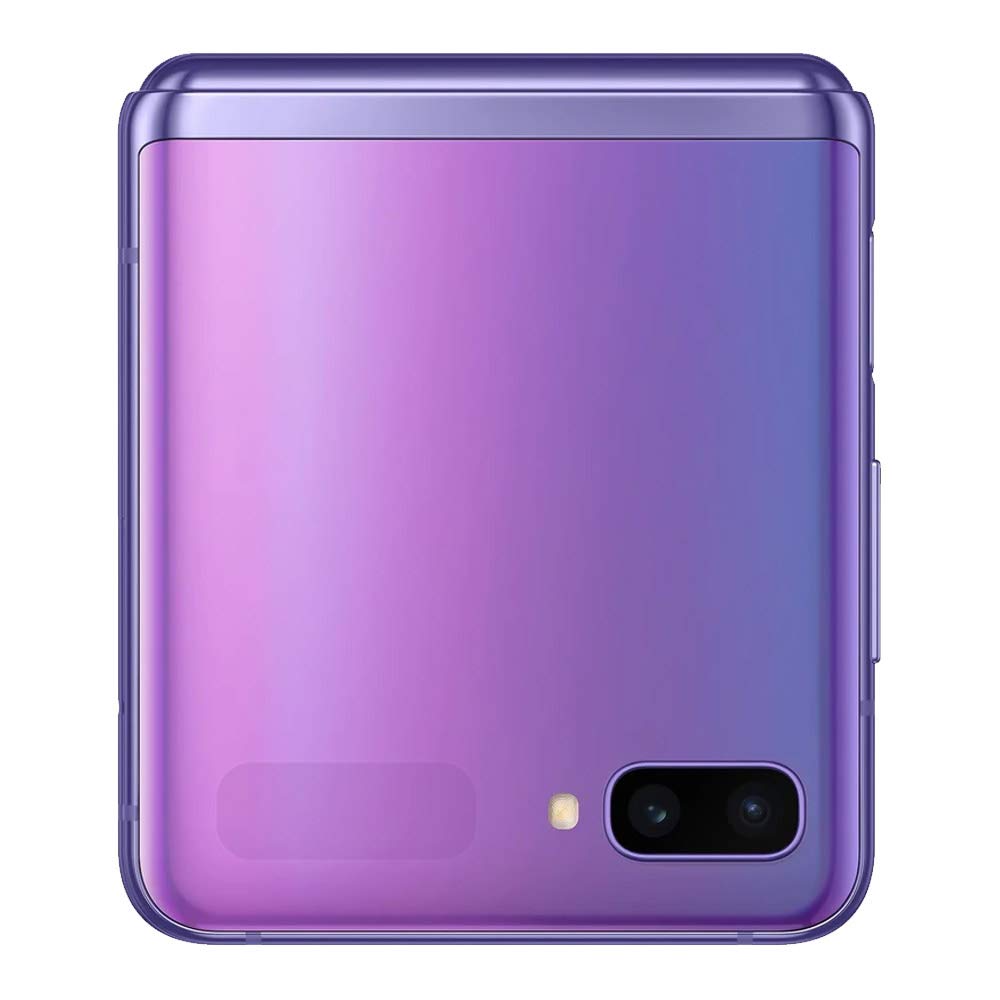 SAMSUNG Galaxy Z Flip Factory Unlocked Cell Phone |US Version - Single SIM | 256GB of Storage | Folding Glass Technology | Long-Lasting Battery | US Warranty | Mirror Purple (Renewed)