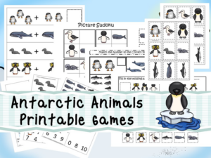 30 printable antarctic animals games and activities