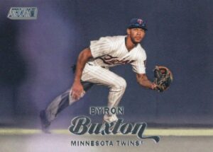 2017 topps stadium club #146 byron buxton minnesota twinsofficial mlb baseball trading card in raw (nm ro better) condition