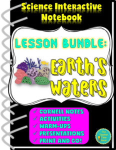 oceanography earth's waters lesson bundle | earth science curriculum