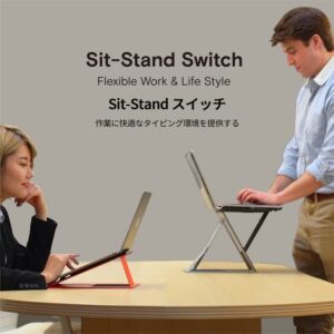 MOFT Z Invisible Thin Sit-Stand Desk, Portable, Ajustable Sit-Stand Angles, Compatible with Most Laptops