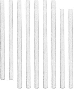 ebaokuup 14pcs long life fiberglass replacement wicks for outdoor tiki torches patio lighting garden lights oil lamps-9.85inch