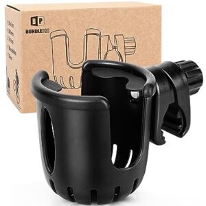 Universal Cup Holder Stroller Drink Holder for Bikes, Trolleys or Walkers, Fits Most Cups