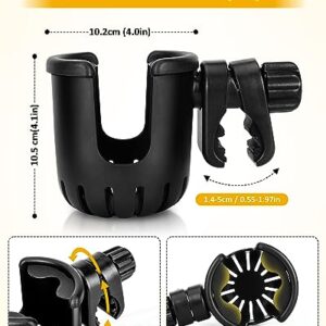 Universal Cup Holder Stroller Drink Holder for Bikes, Trolleys or Walkers, Fits Most Cups