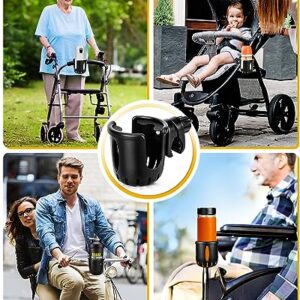 Universal Cup Holder Stroller Drink Holder for Bikes, Trolleys or Walkers, Fits Most Cups