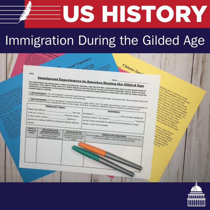 Immigration during Gilded Age