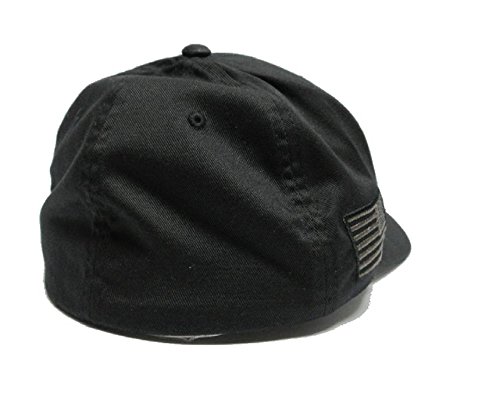 Ultimate American Flag Hat Tactical Operator The Blackout Flexfit (Black, XL/2XL)