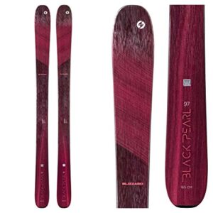 blizzard black pearl 97 womens skis 2021-165cm