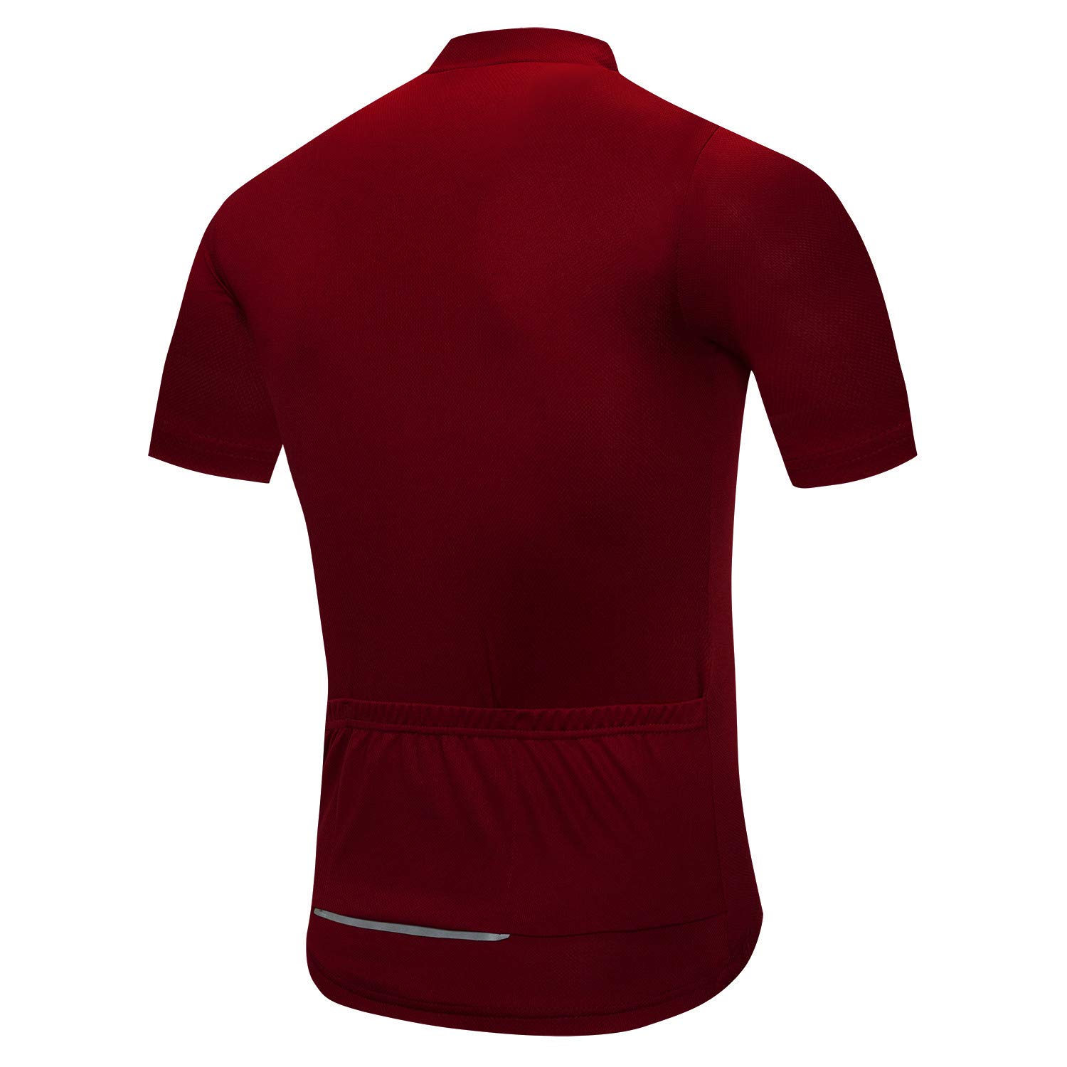 Men's Cycling Jersey Pure Color Summer Bike Short Sleeve Breathable,Quick-Dry,Shirt S-3XL Red