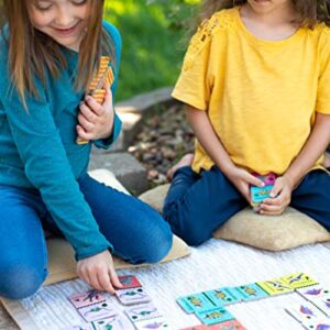 eeBoo's Giant Foil Dinosaur Dominoes, Multicolor