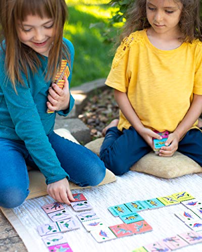 eeBoo's Giant Foil Dinosaur Dominoes, Multicolor