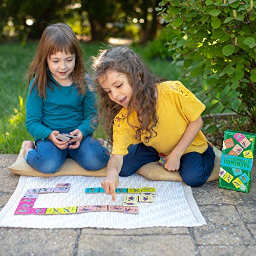 eeBoo's Giant Foil Dinosaur Dominoes, Multicolor