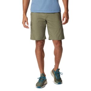 Columbia Mens Brentyn Trail Cargo Hiking Shorts, Stone Green, 50x8 US