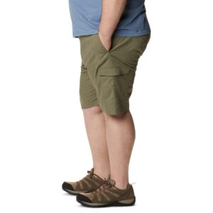 Columbia Mens Brentyn Trail Cargo Hiking Shorts, Stone Green, 50x8 US