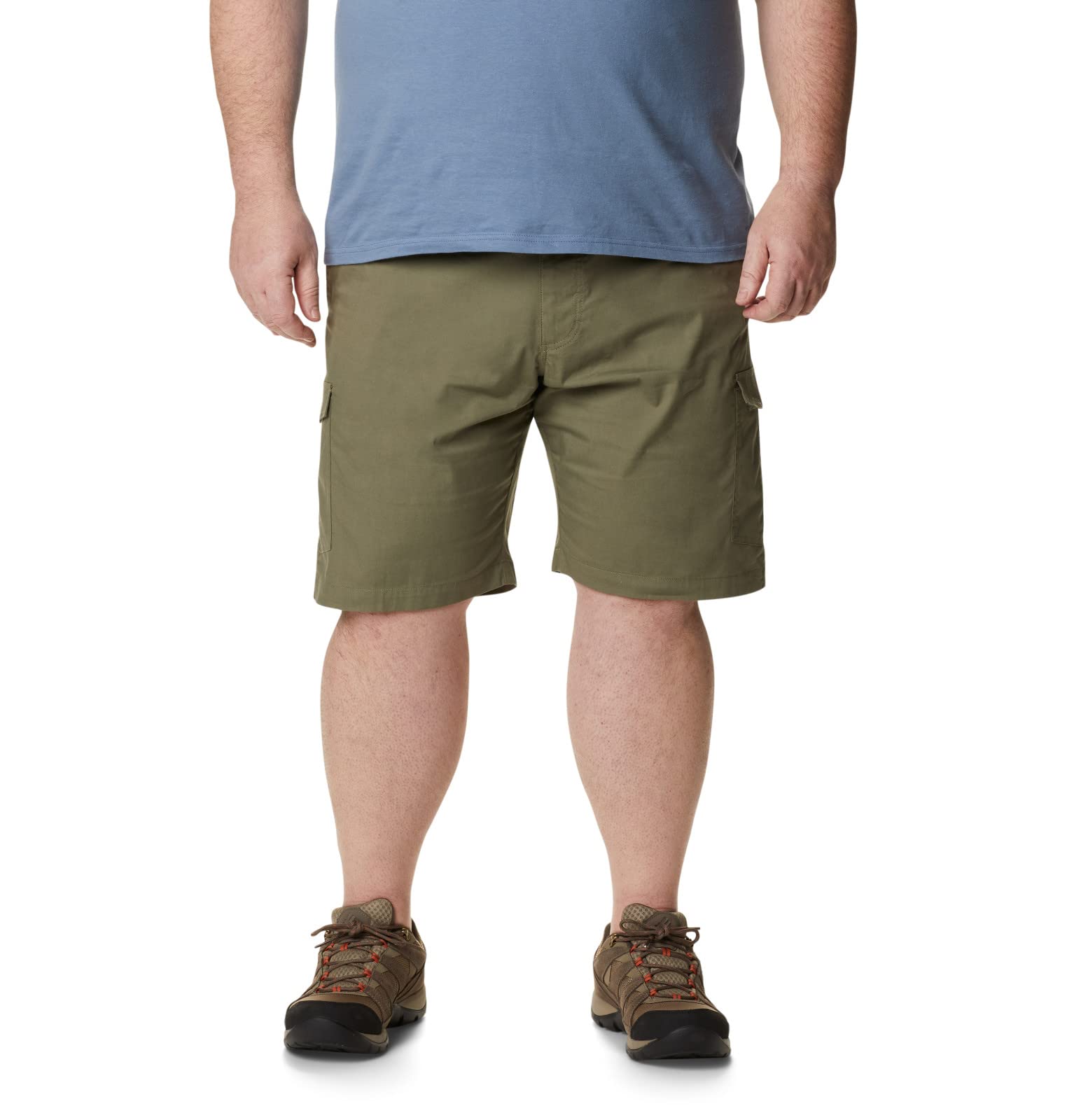 Columbia Mens Brentyn Trail Cargo Hiking Shorts, Stone Green, 50x8 US