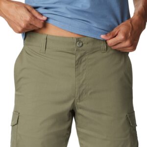 Columbia Mens Brentyn Trail Cargo Hiking Shorts, Stone Green, 50x8 US