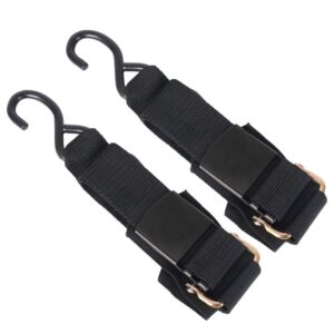 xstrap standard marine boat trailer 2" x 4' trailer transom tie-down straps, 2pk