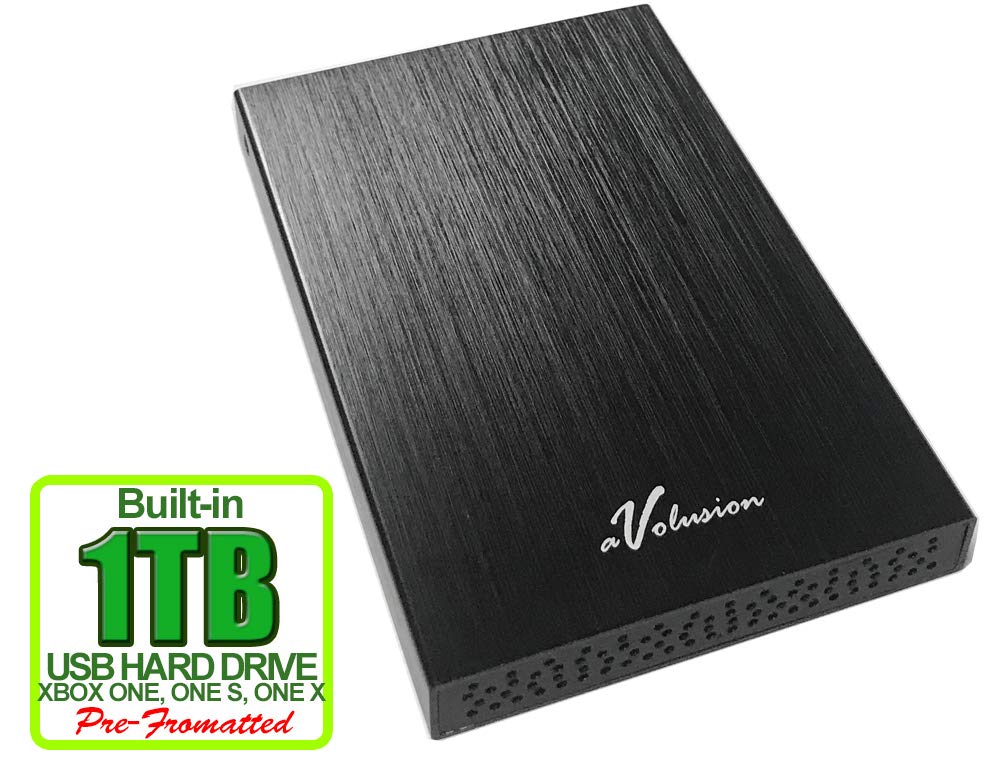 Avolusion HD250U3 500GB USB 3.0 Portable External Gaming Hard Drive (for Xbox One, Pre-Formatted) - 2 Year Warranty