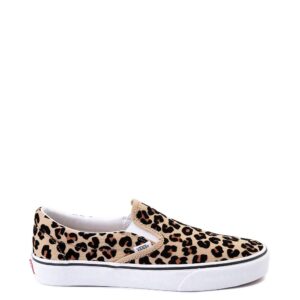 Vans Unisex Authentic Classic Sneakers Skate Shoe (Slip On - Leopard 7483, Mens 7)