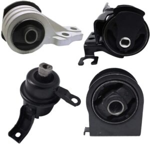 ena set of 4 front rear left engine motor and tran mount 2005 2006 2007 2008 2009 2010 2011 2012 compatible with ford mazda mercury escape tribute mariner replacement for a5412 a5441 a5446 a5481