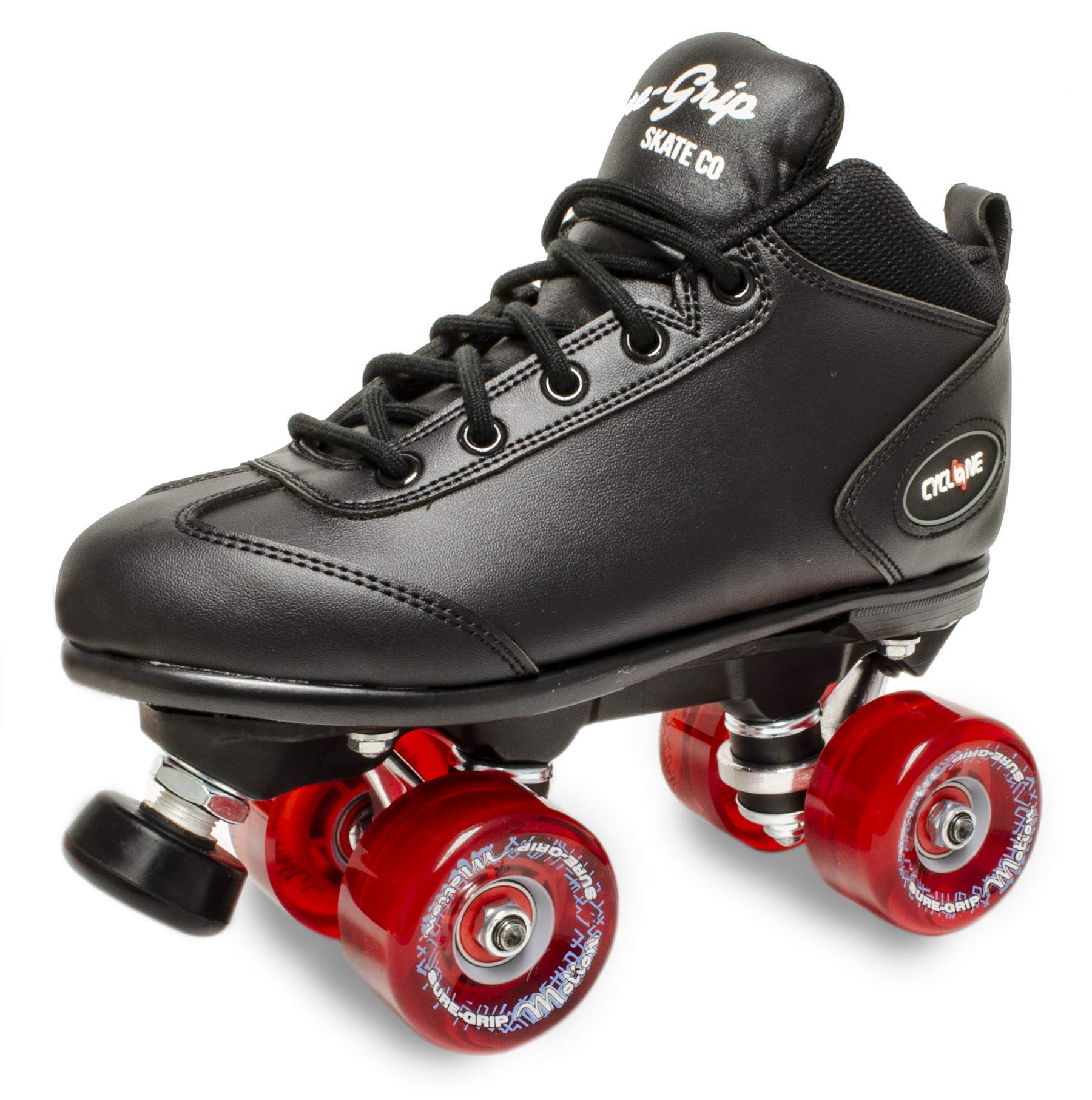 Sure-Grip Cyclone Black Roller Skate Outdoor Red (10)