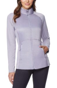 32 degrees cool mixed media light weight jacket (small) lavender