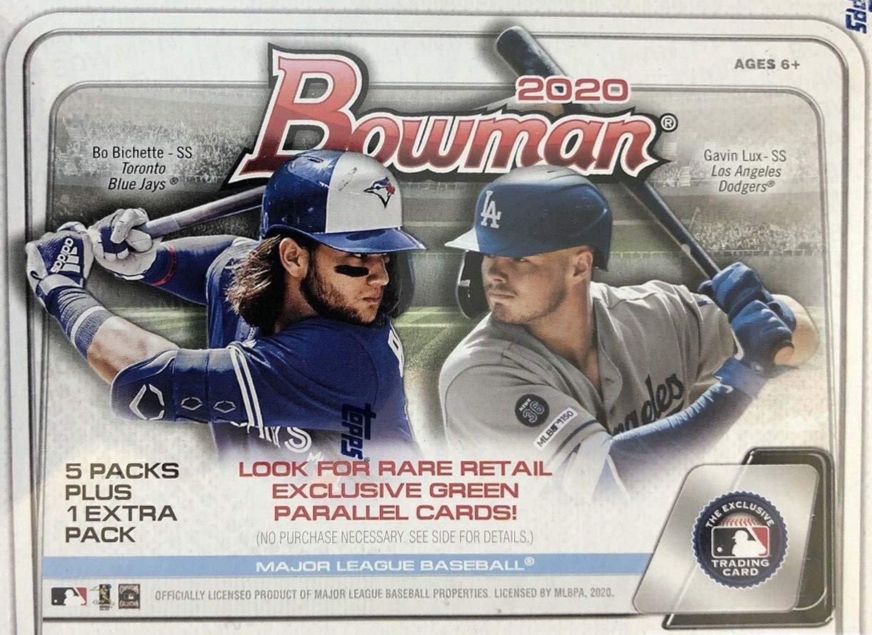 2020 Bowman MLB Baseball BLASTER box (6 pks/bx)