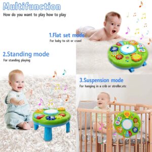 Baby Toys, Musical Learning Table Activity Center for Babies Infant Toddler Year 1 3 6 12 18 Months