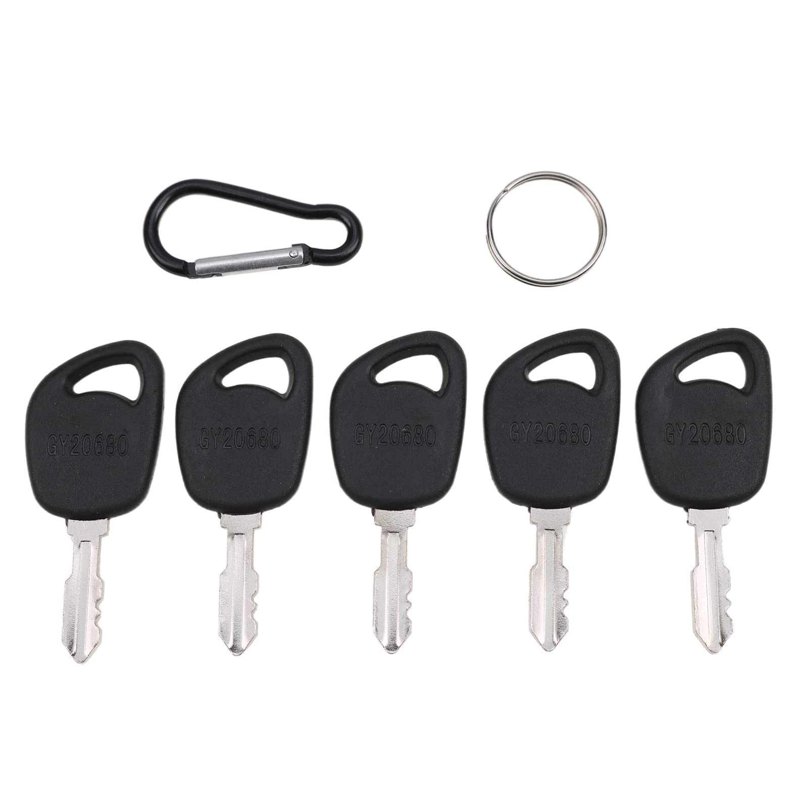 Solarhome 5PCS GY20680 Ignition Keys Equipment Key for John Deere Tractor Stens 430-694 Toro 112-0312 MTD 925-1745 AYP 140403 Toro 112-1615 Kohler 48 340 01-S Sears 140403 Murray 327350MA